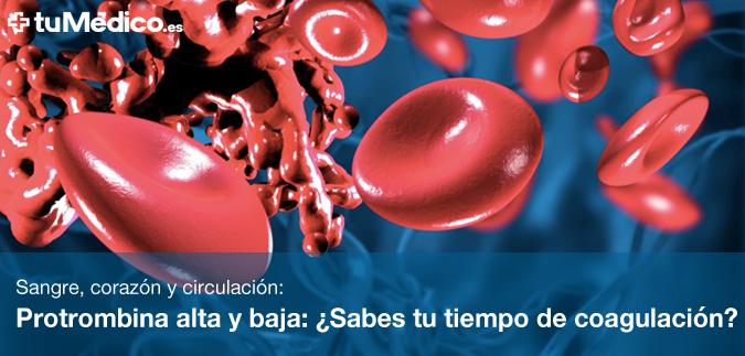 Protrombina alta y baja: ¿Sabes tu tiempo de coagulación?